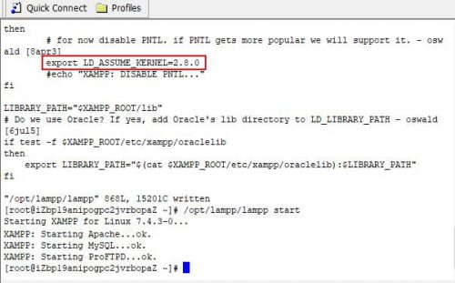 Xampp报错cat Error While Loading Shared Libraries Libcso6 Cannot Open Shared Object File No